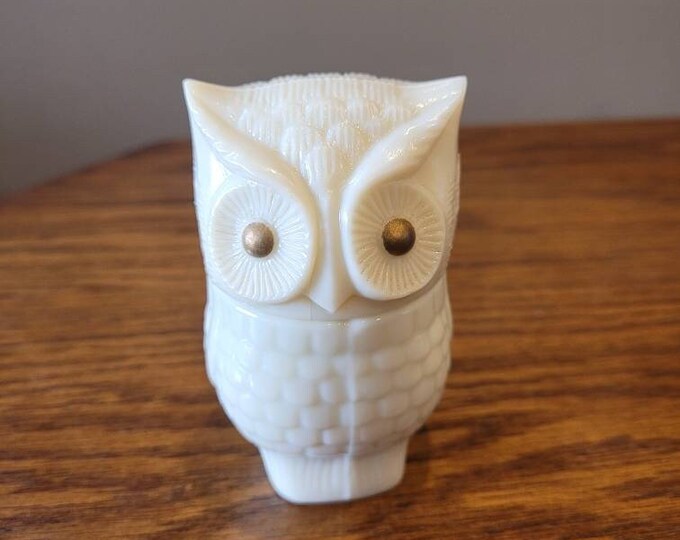 Vintage Avon Cream Owl Perfume Bottle - Vintage Avon Owl Decor - Avon ...