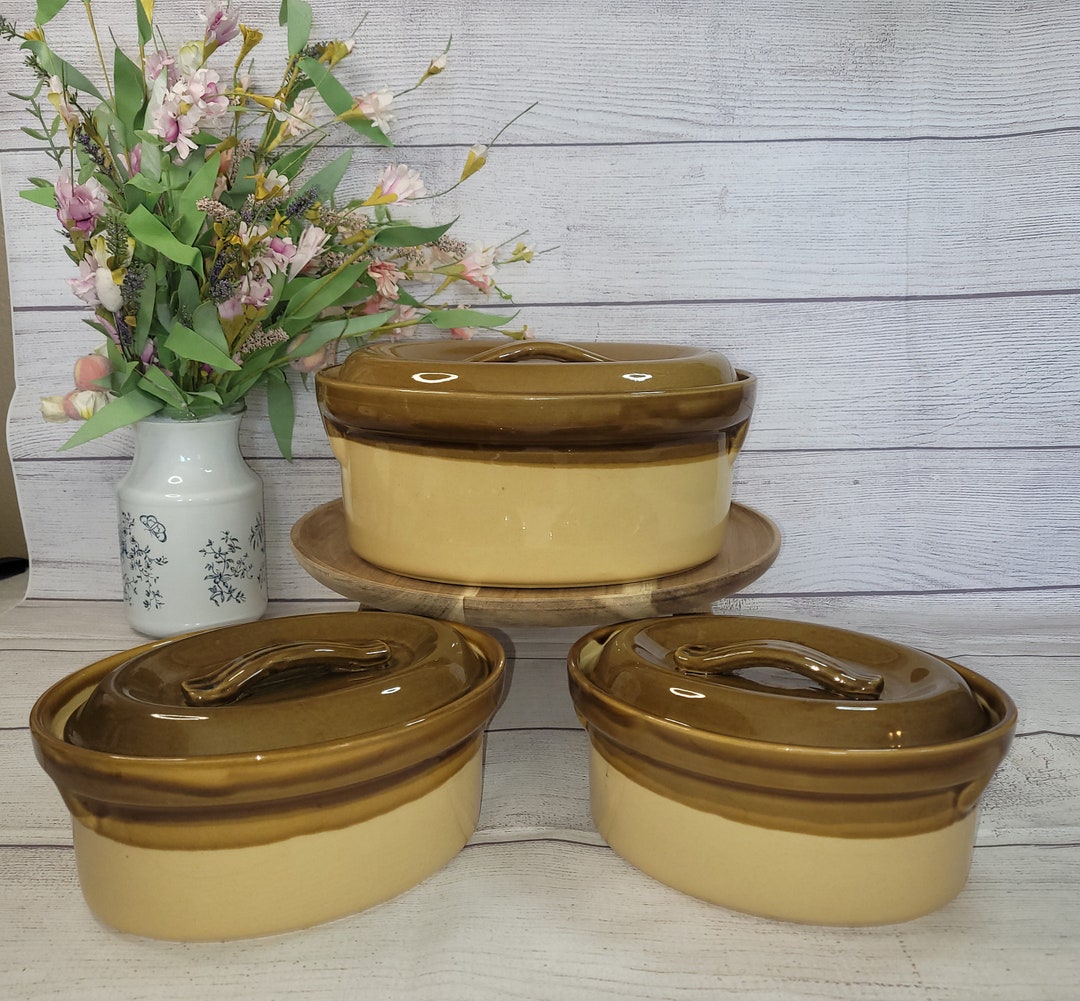 RARE - Vintage TG Green Granville Casserole Dishes - CHOICE 2QT or 1QT ...