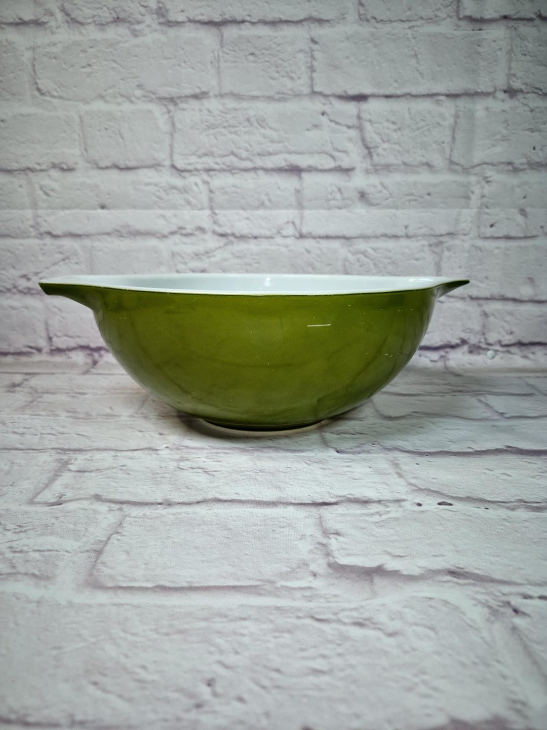 Vintage Pyrex Avocado Green Cinderella Bowl #444 - Pyrex Avocado Green ...