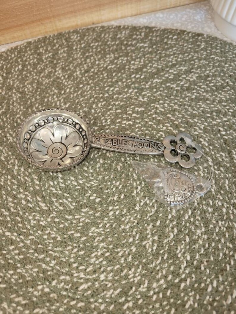 CHOICE Vintage Ganz Silver Plated Measuring Spoons Ganz Stirling Silver ...