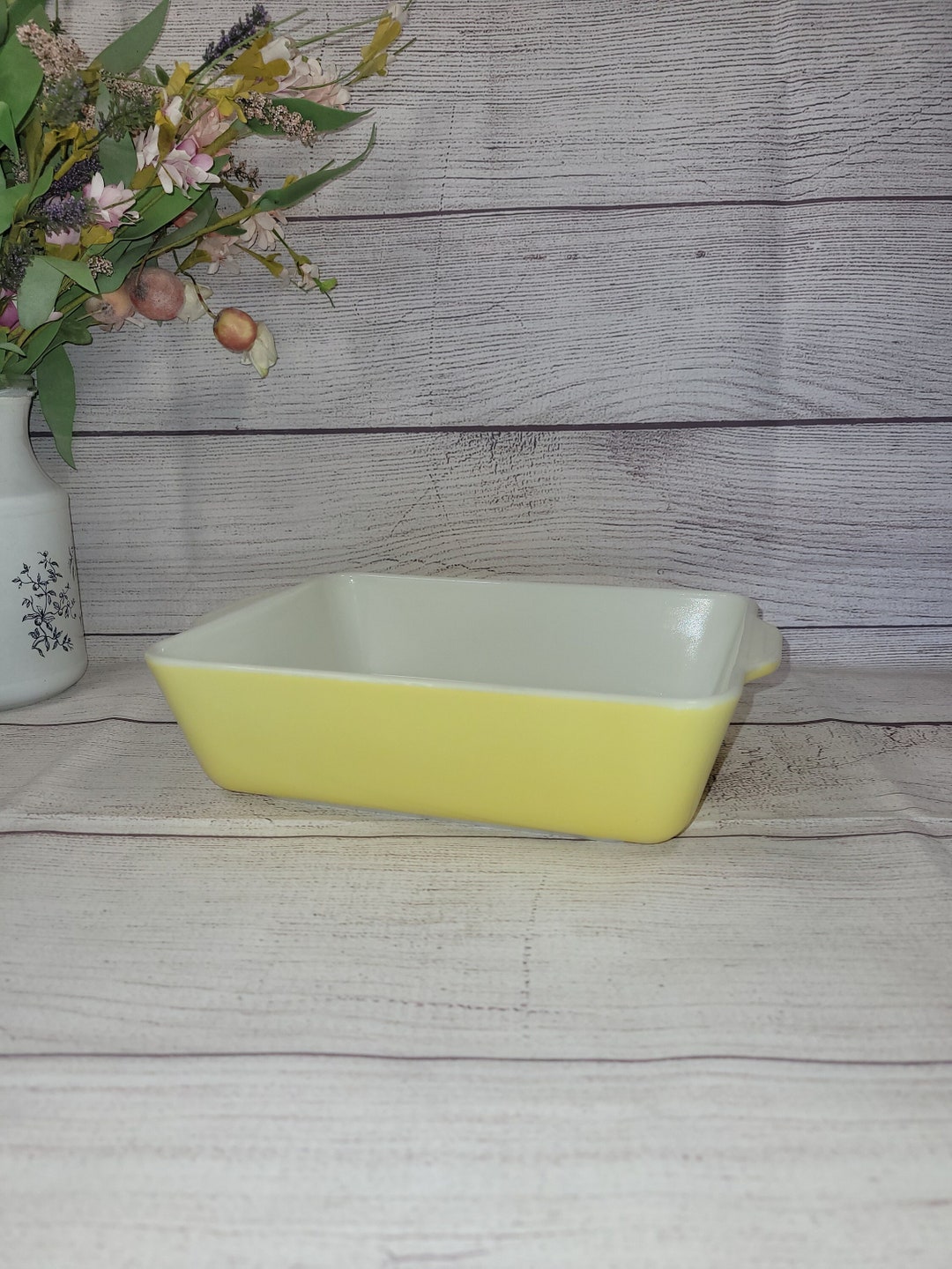 Vintage Pyrex Yellow Dish # 503 | Pyrex Refrigerator Dish Yellow ...