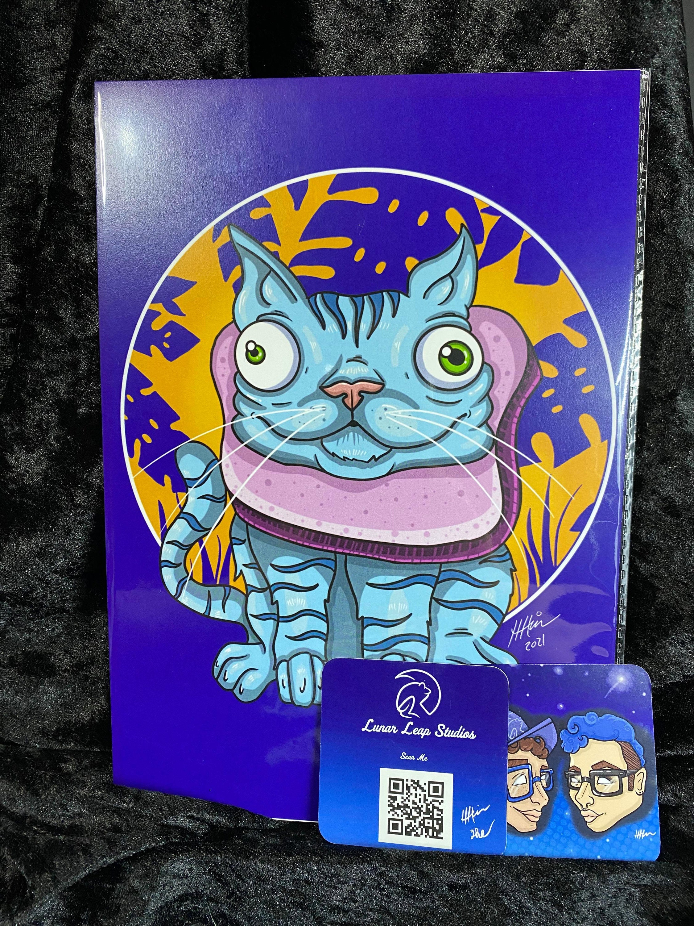 Toast Cat 8x10 Print - Etsy