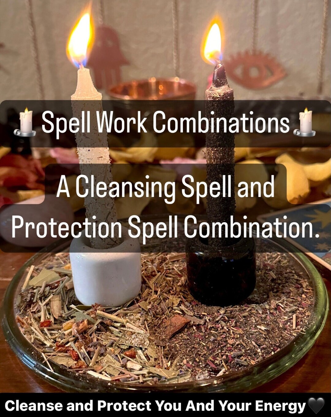 Same Day Cleansing & Protection Spell Combination | Candle Burning ...
