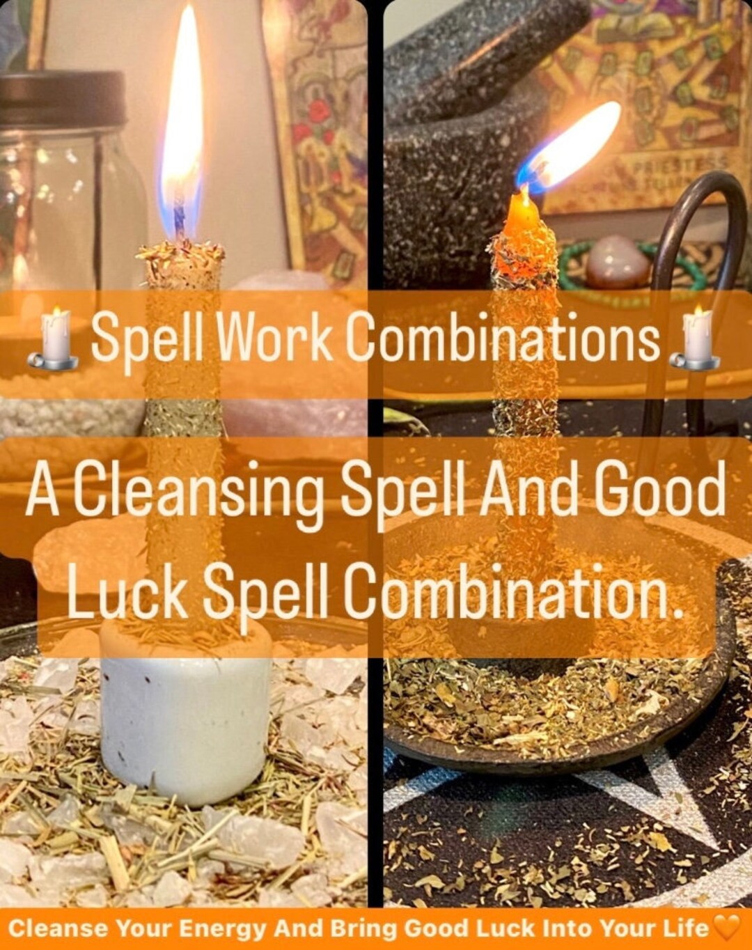 Same Day Cleansing & Good Luck Spell Combination | Spell Work | Same ...