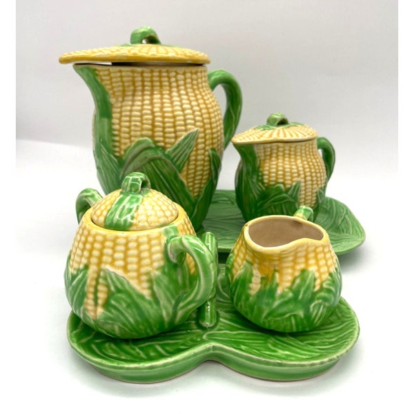Ceramic Corn Tea Set - Etsy
