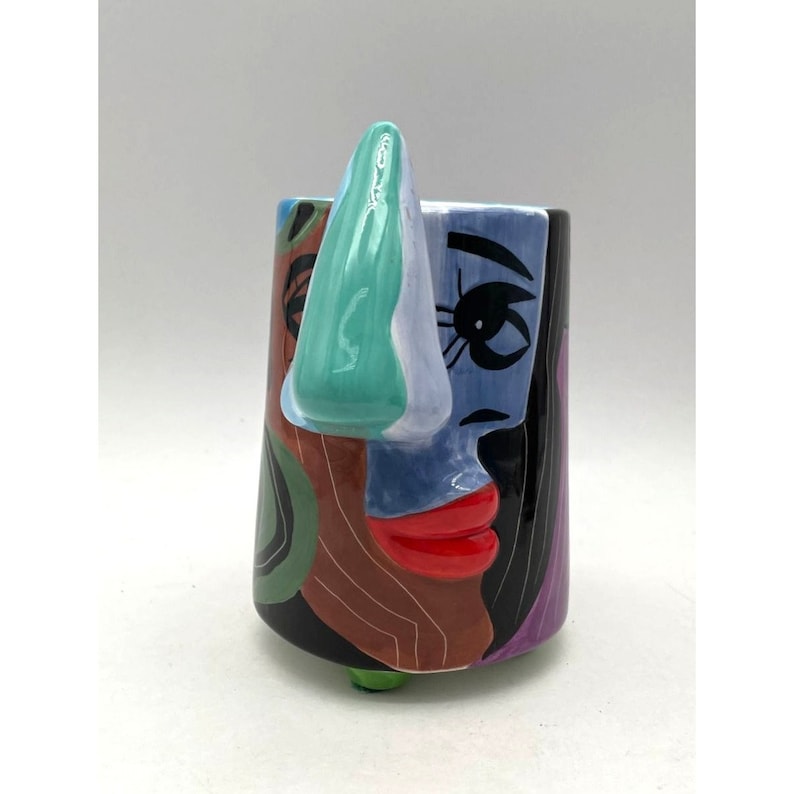 Picasso Inspired Cubist Abstract Muzeum Mug - Etsy