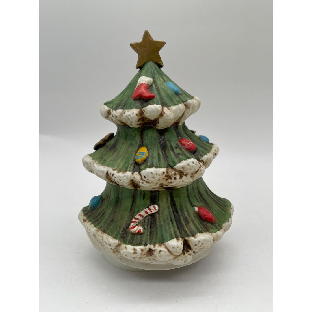 Vtg Mann Musical Ceramic Christmas Tree - Etsy