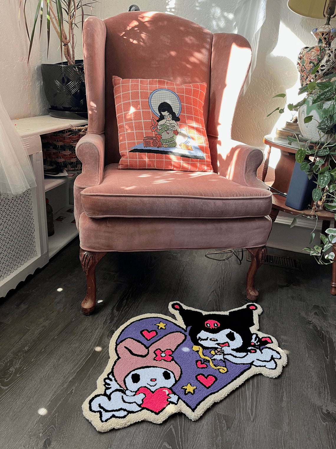 Hello Kitty Kawaii Tufted Rug Sanrio Characters My Melody - Etsy