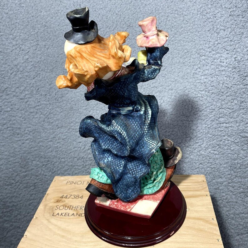 Vintage Clown Figurine: Capodimonte Style Resin Circus Art (13in) - Etsy