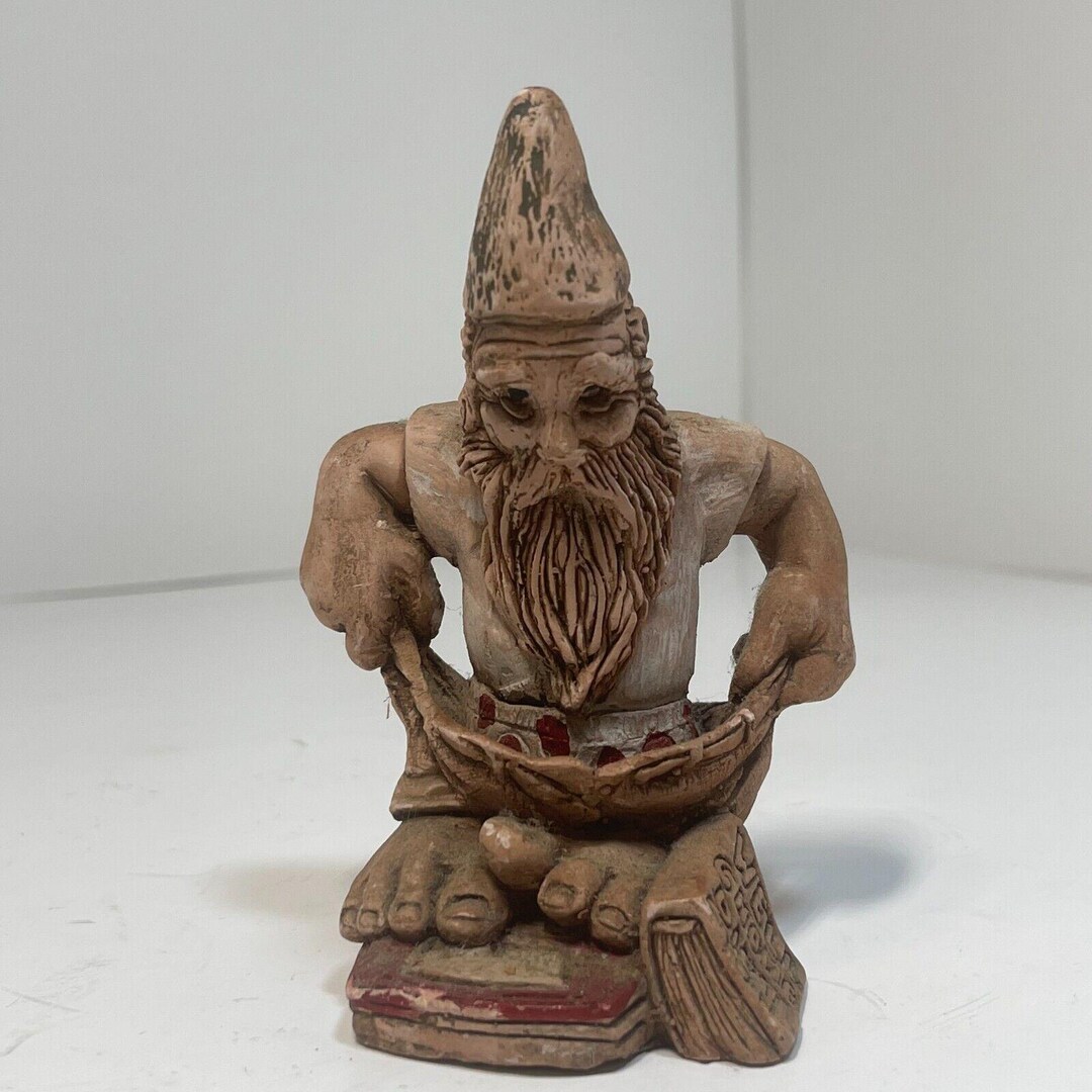 Well Gnome Diet Plan Figurine 4.5in DJ Signed Funny Gnome Sculpture ...