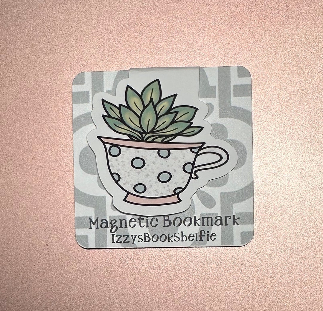 Succulent Magnetic Bookmark, Plant Lover Gift, Bookmark, Gift for Book ...