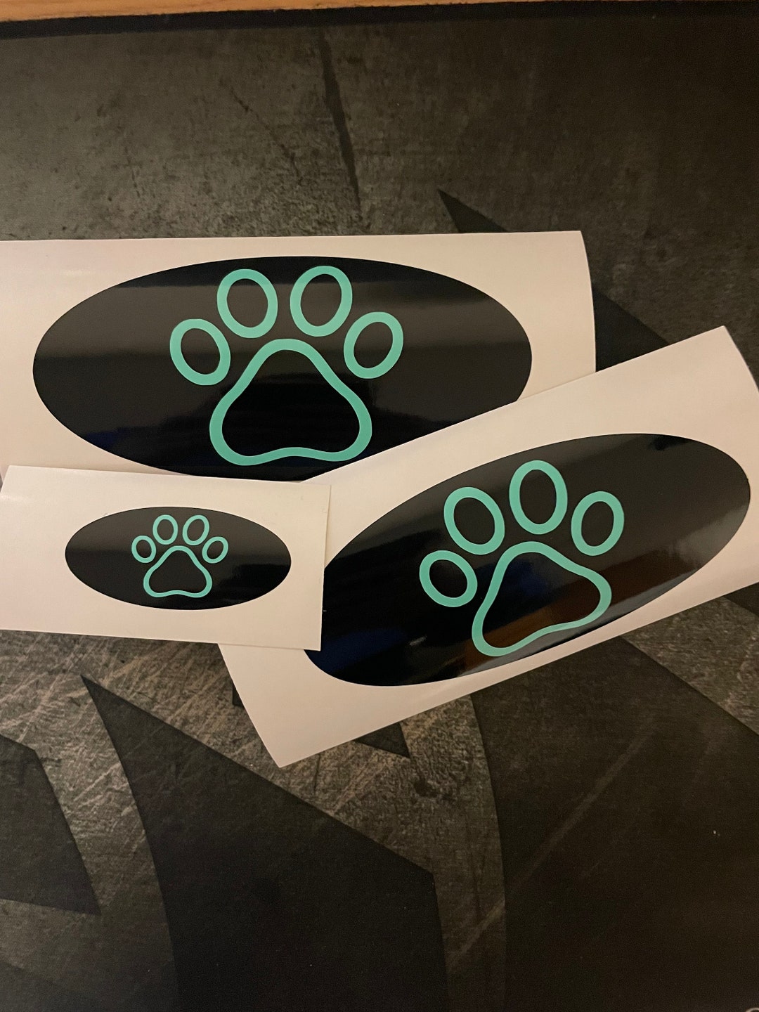 For Subaru Emblem Overlay | Pawl Print | Vinyl Sticker Emblem Decal ...