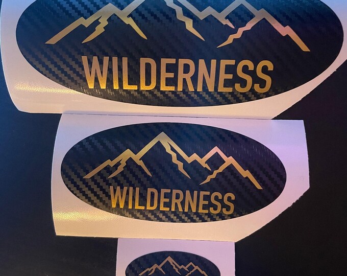 For Subaru Emblem Overlay | Mountain Range "wilderness" | Vinyl Sticker ...