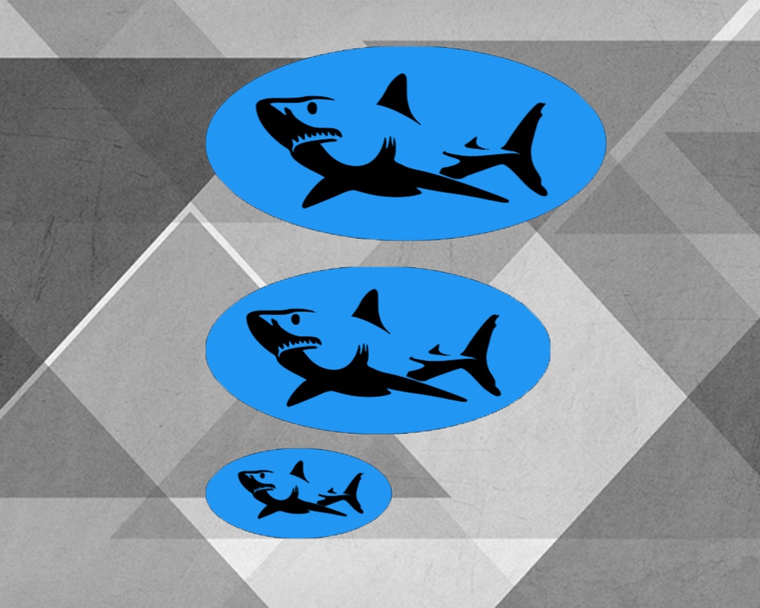 Subie Emblem Overlays | Shark | Vinyl Sticker Emblem Decal Badges - Etsy