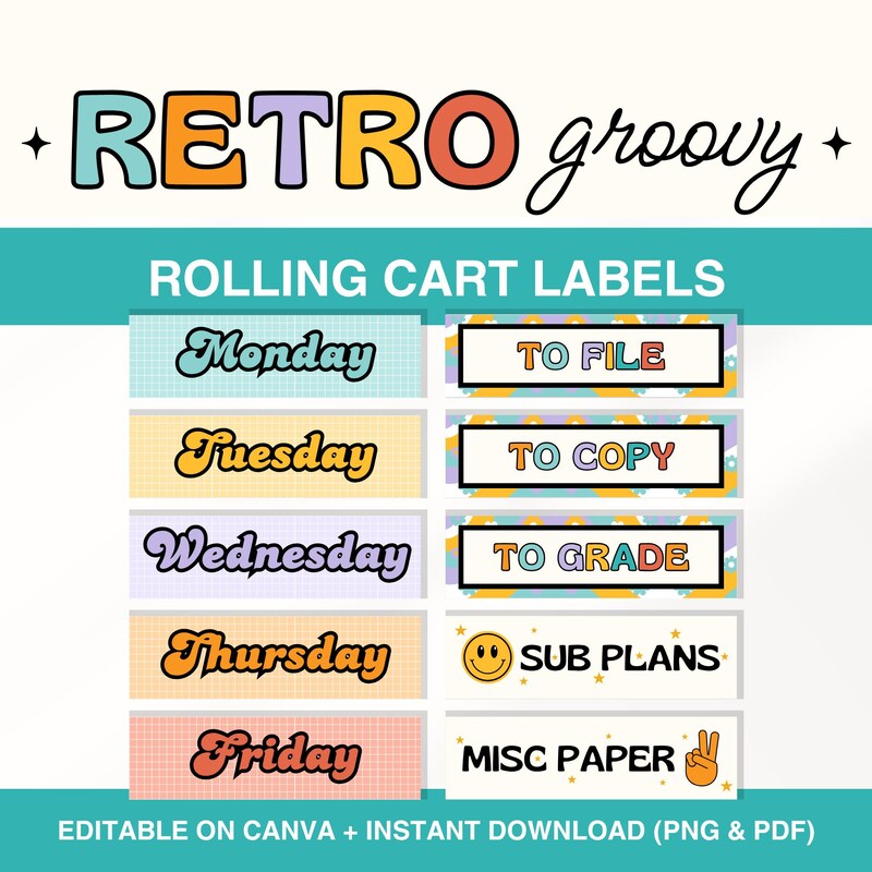 Teacher Rolling Cart - Etsy