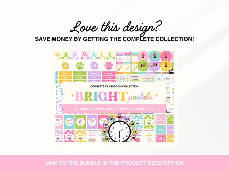 Bulletin Board Letters, Bright Pastel Classroom Decor, Classroom ...