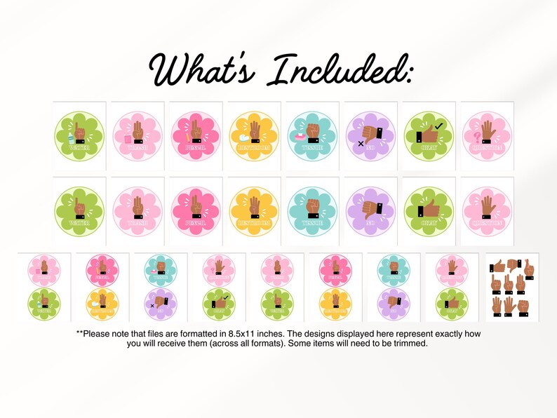 Classroom Hand Signals Poster Display, Editable Hand Sign Posters ...