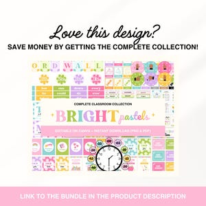 Classroom Bulletin Board Borders, Bright Pastel Classroom Decor ...