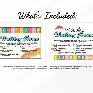 Retro Groovy Teacher Waiting Room Display, Classroom Waiting Room Sign ...