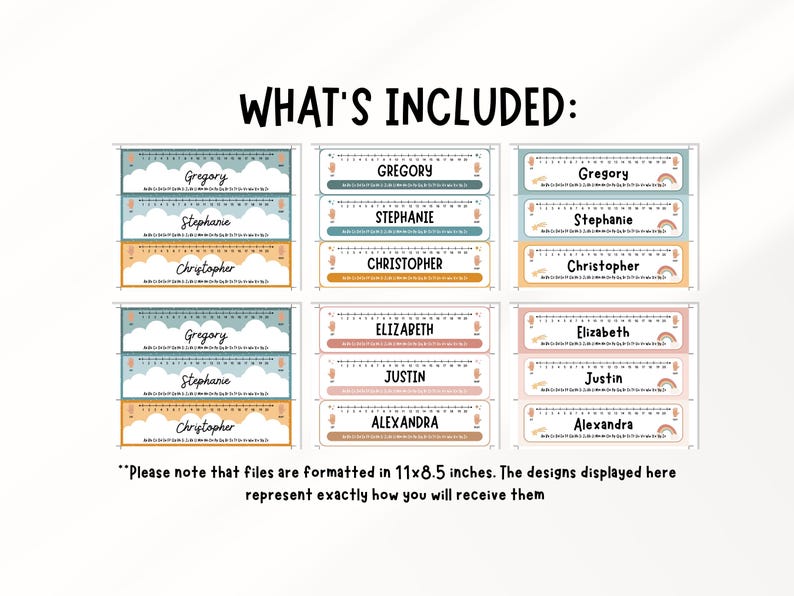 Student Desk Tag Labels, Editable Student Name Tags, Classroom Desk ...