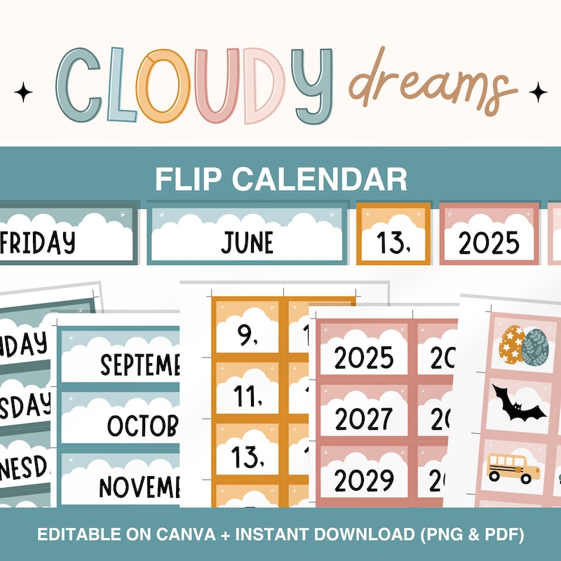 Desk Calendar Daily Flip - Etsy