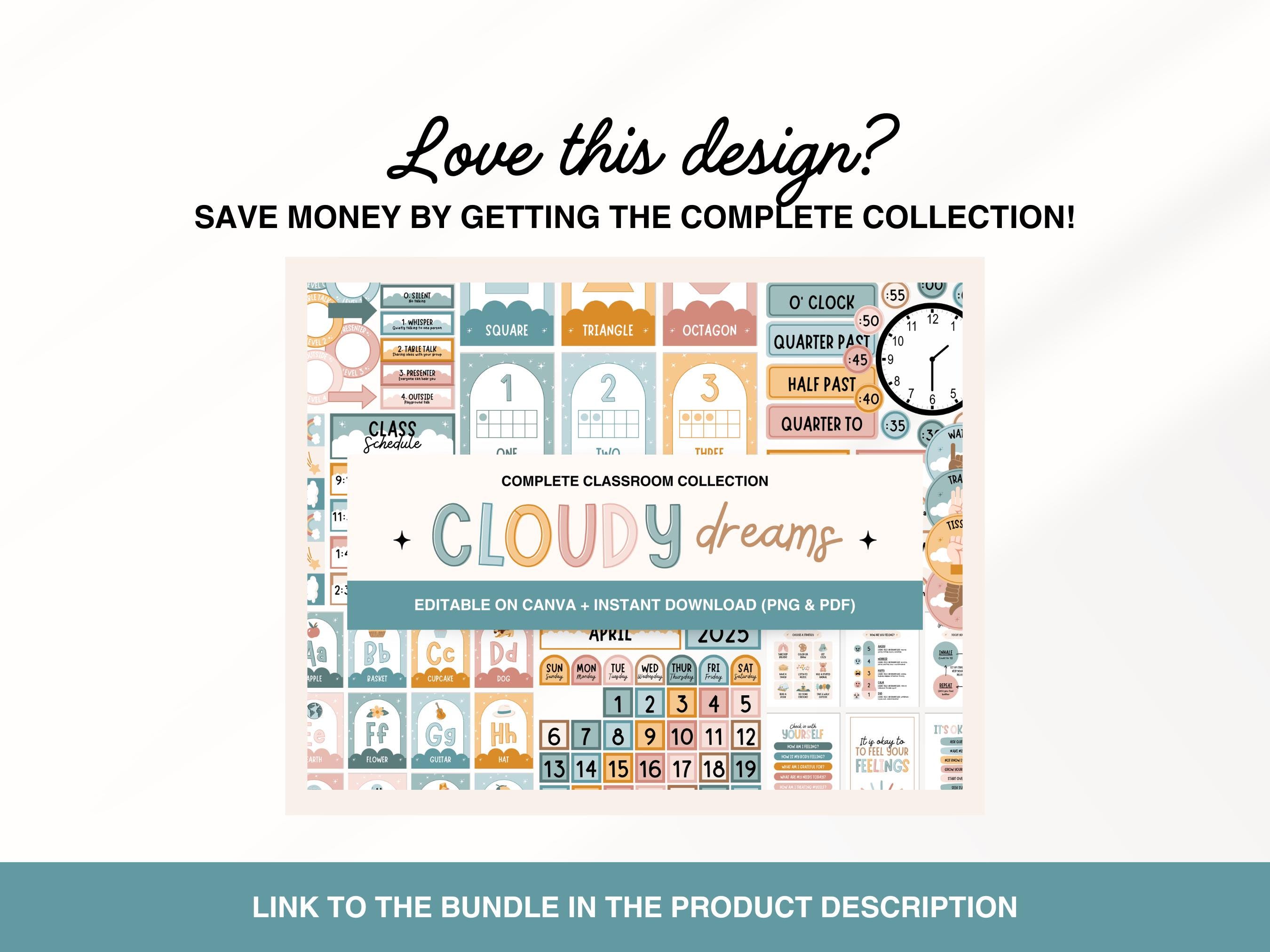 Editable Classroom Slides Template Canva, Class Daily Slides, Teaching ...