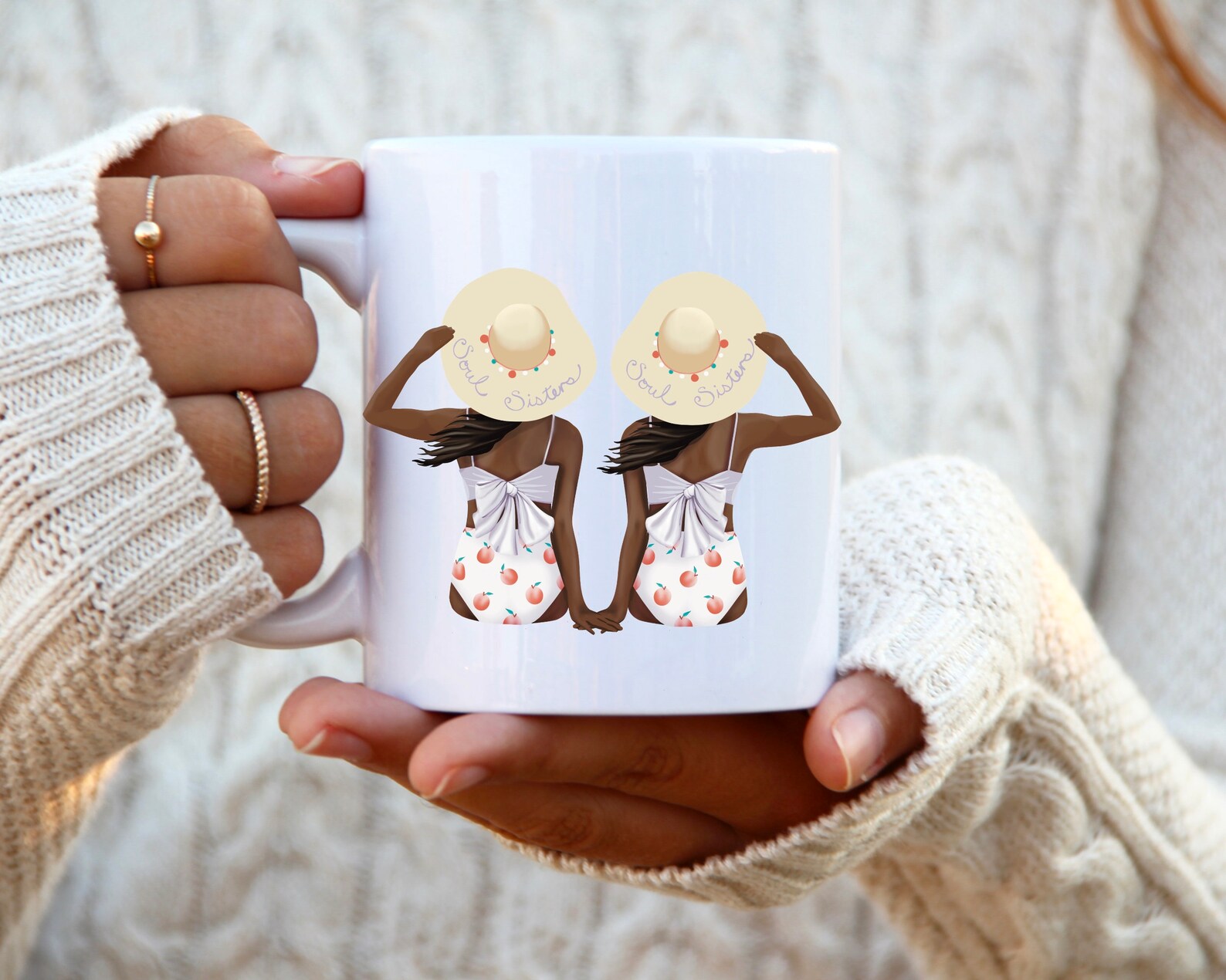 African American Best Friends Clipart, Two Best Friends on the Beach ...