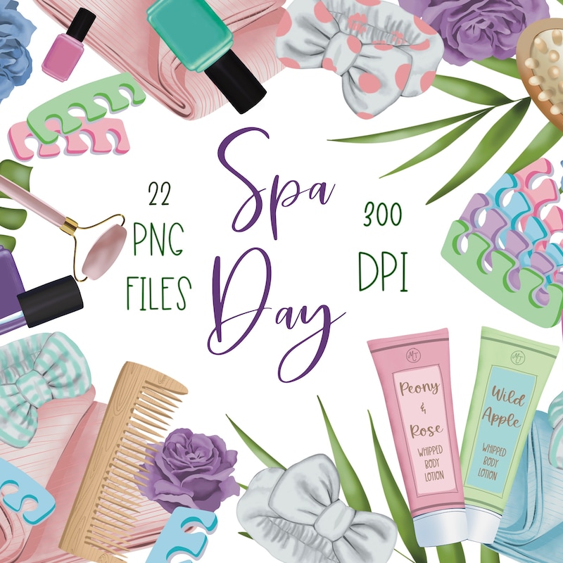 Spa Clip Art - Etsy