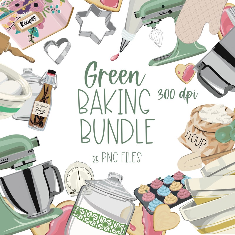 Baking Clipart - Etsy