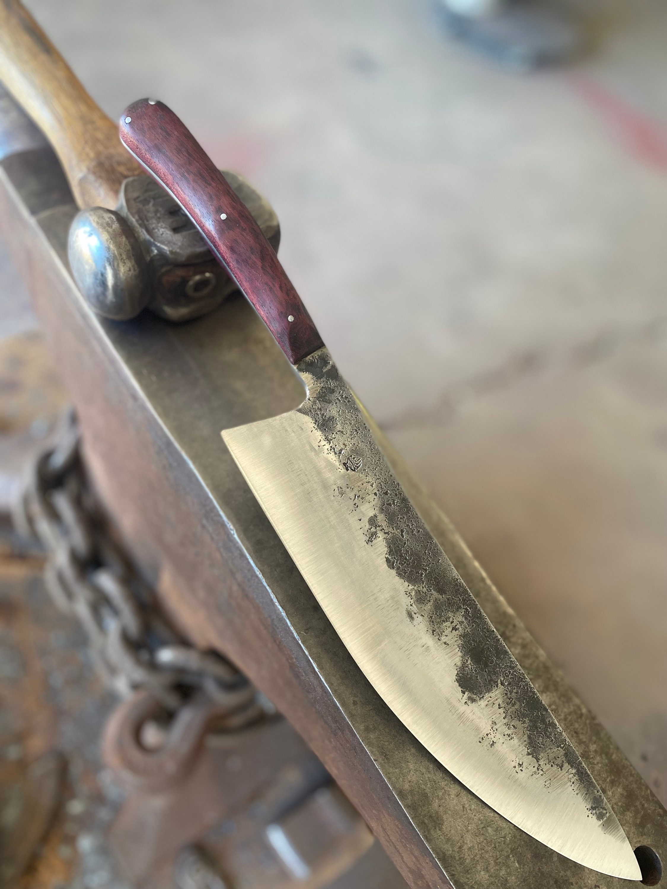 Western Style Camp Chef's Knife - Etsy