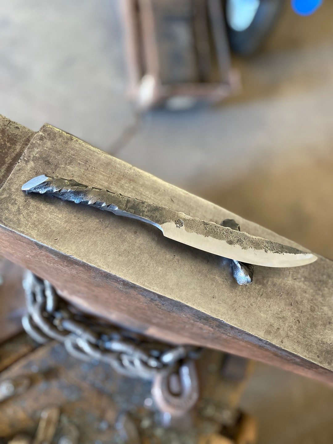 Twisted Rebar Skinner Knife - Etsy