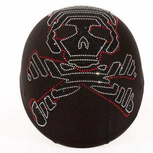 Red and Black Skull Motorcycle Helmet - Etsy