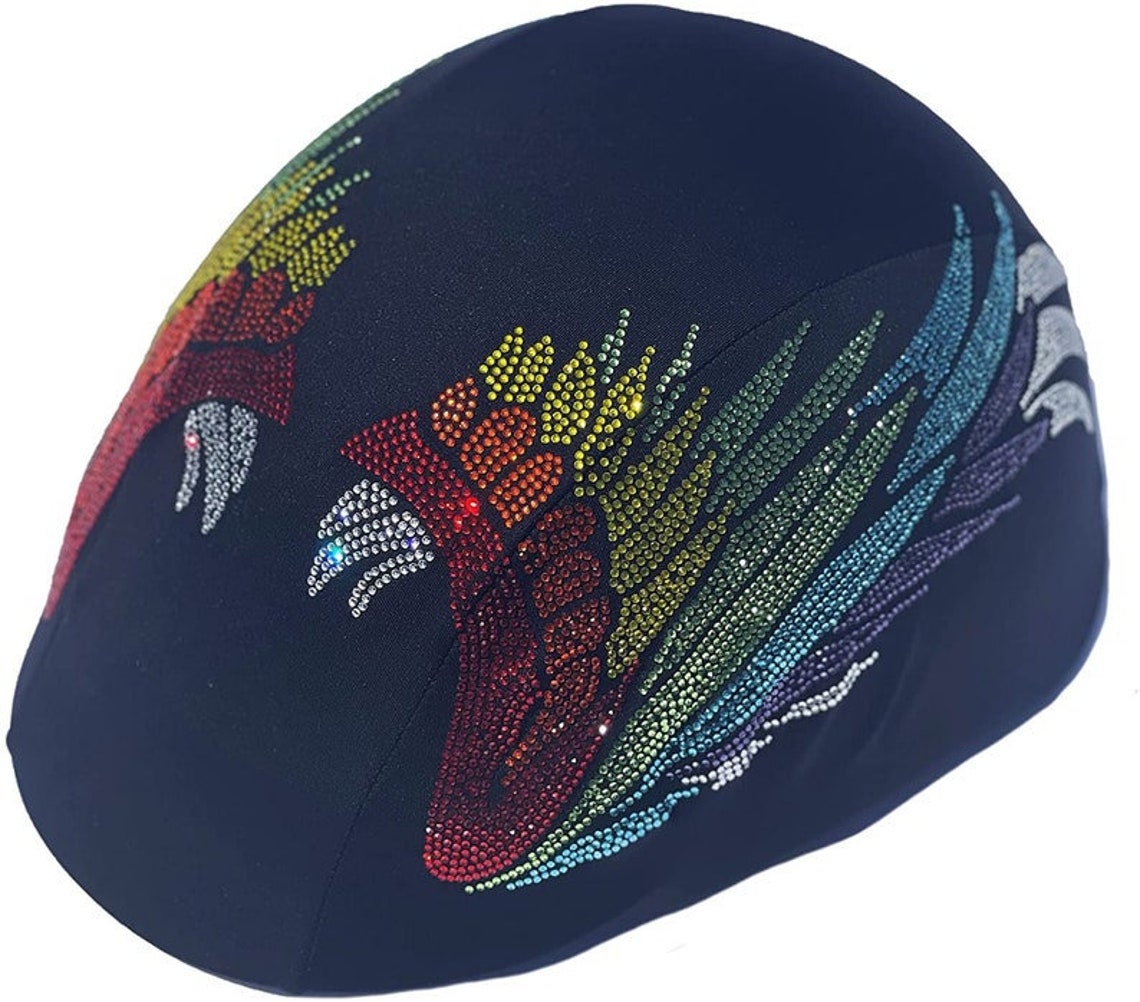 Rhinestone Angel Wings Helmet Cover: Custom Bling Design - Etsy