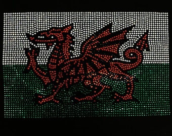 Rhinestone Flag - Etsy