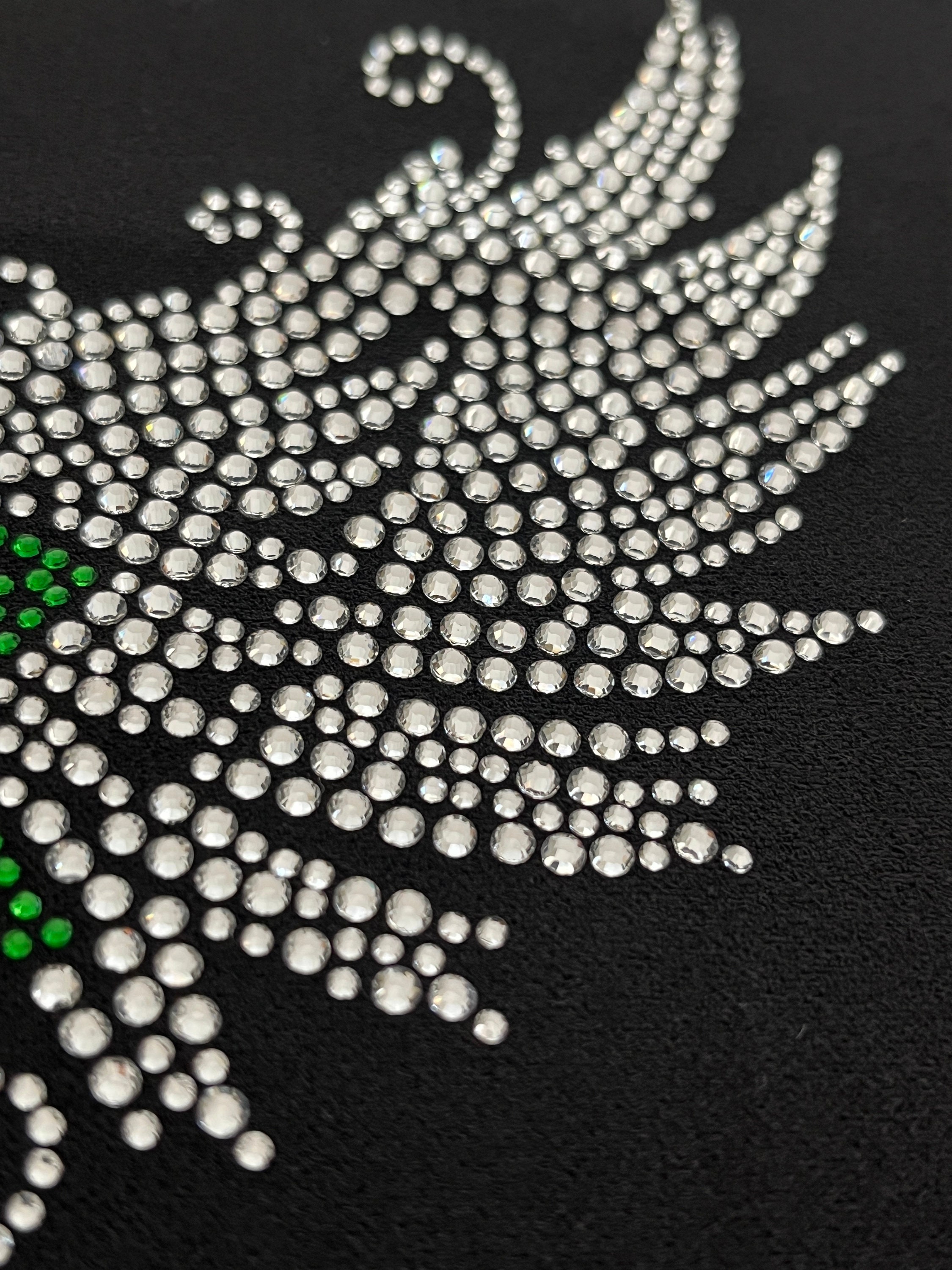 Rose Wings Rhinestone Iron on Transfer: Bling Shirt Design (9" X 7") - Etsy
