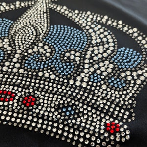 Rhinestone Royal Crown Heat Transfer: Iron on Motif (11x9") - Etsy