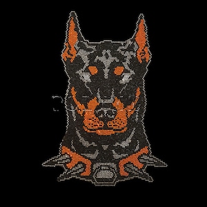 Cool Dog Iron on Rhinestone Heat Transfer Design Iron on Dog - Etsy