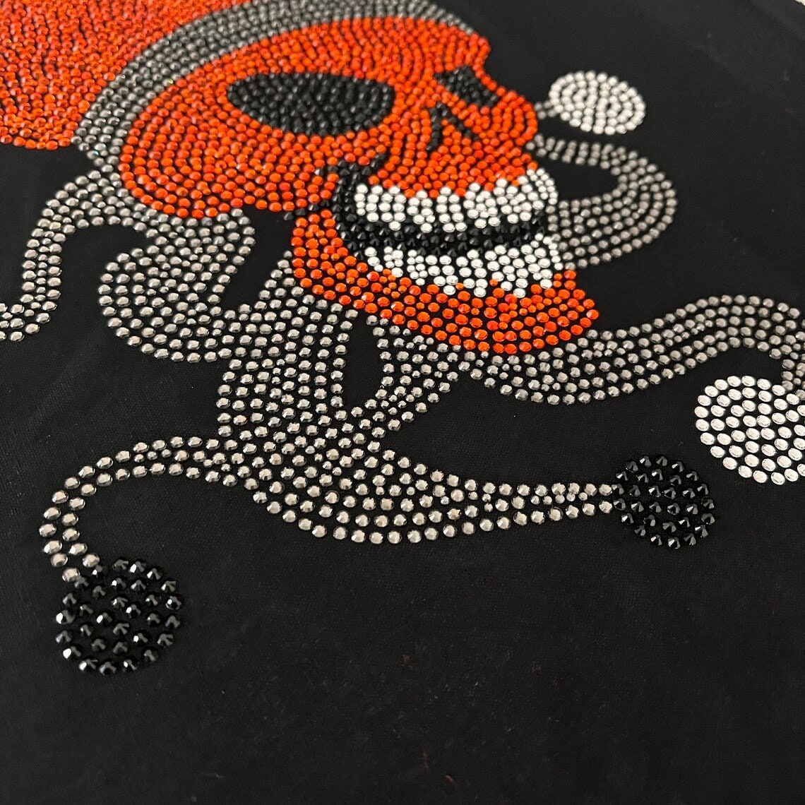 Clown Skull Rhinestone Iron on Heat Transfer (12" X 10") - Etsy