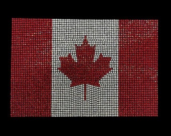 Rhinestone American Crystal Flag Heat Transfer Iron-on Design - Etsy