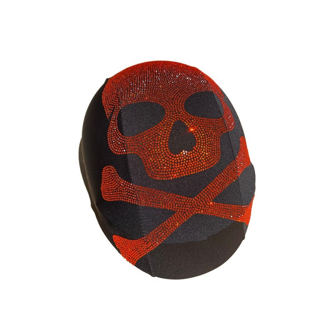 Red Skull Helmet Cover Red Skull Helmet Helmet Cover - Etsy