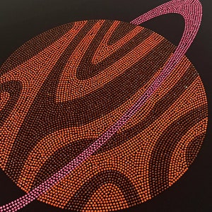 Planet Jupiter Rhinestone Transfer, Hot Fix Transfers , Clothing ...