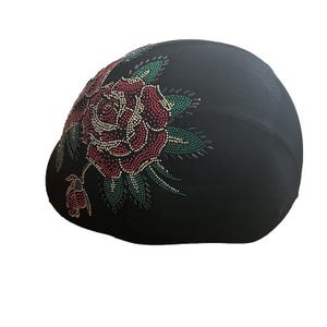 Helmetra Red Gold Roses Helmet Cover,bling Helmet,helmet Accessories ...