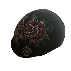 Helmetra Red Gold Roses Helmet Cover,bling Helmet,helmet Accessories ...