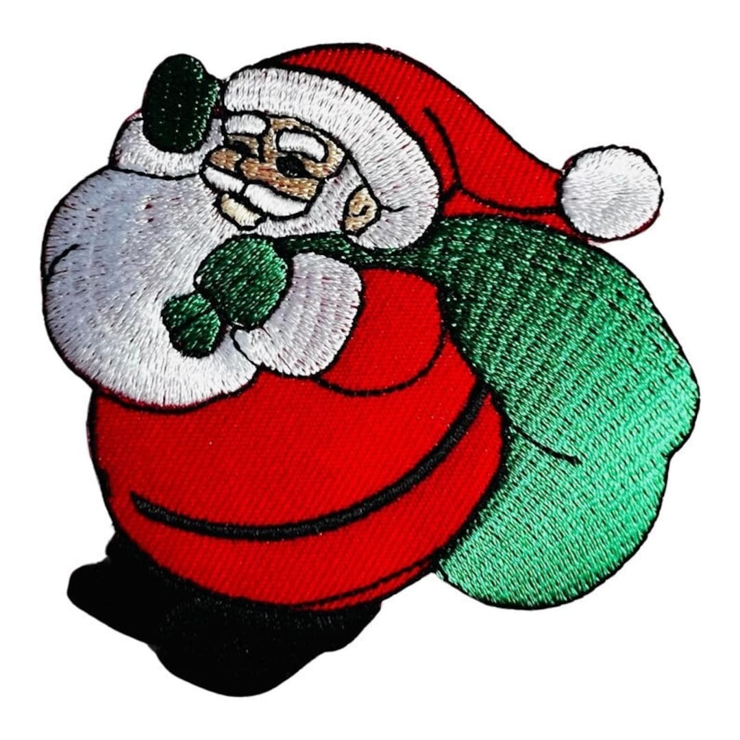 Christmas Iron on Patches , Santa Claus Sew on Patch - Etsy