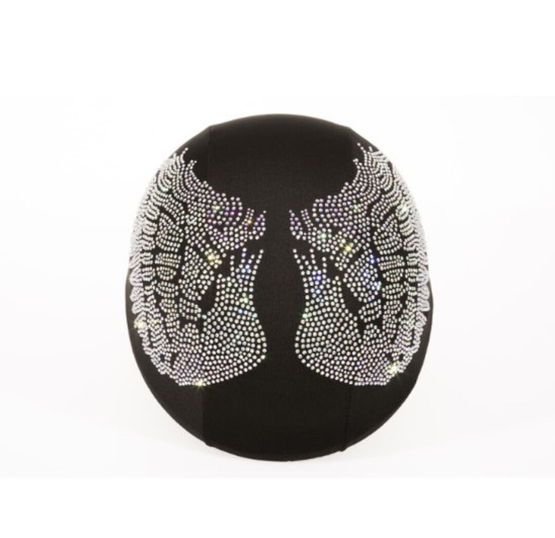 Angel Wing Helmet Covers for Half Helmets, Rhinestone Cystal Helmet ...