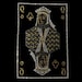 Queen Playing Card , Playing Card Decal , Iron on Queen Card Design ...