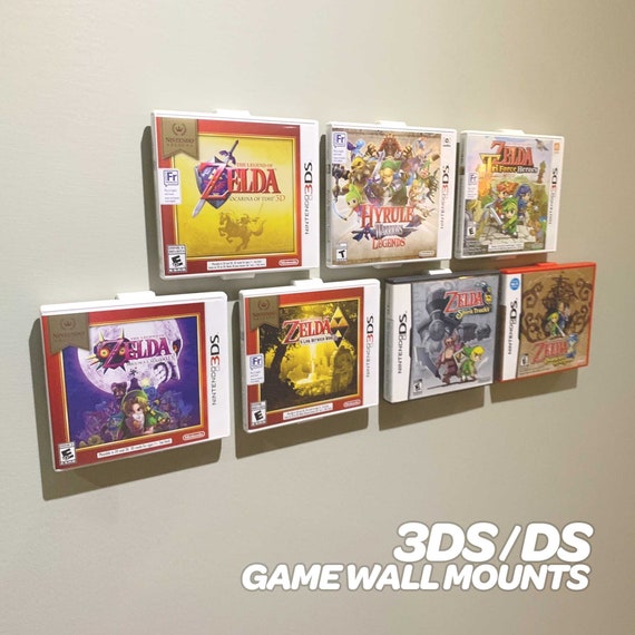 Befestigen Sie Ihre DS 3DS Spiele an der Wand in Sekunden FloatShelf fur DS 3DS Spiele US Inklusive 3M Kontrollstreifen Etsy