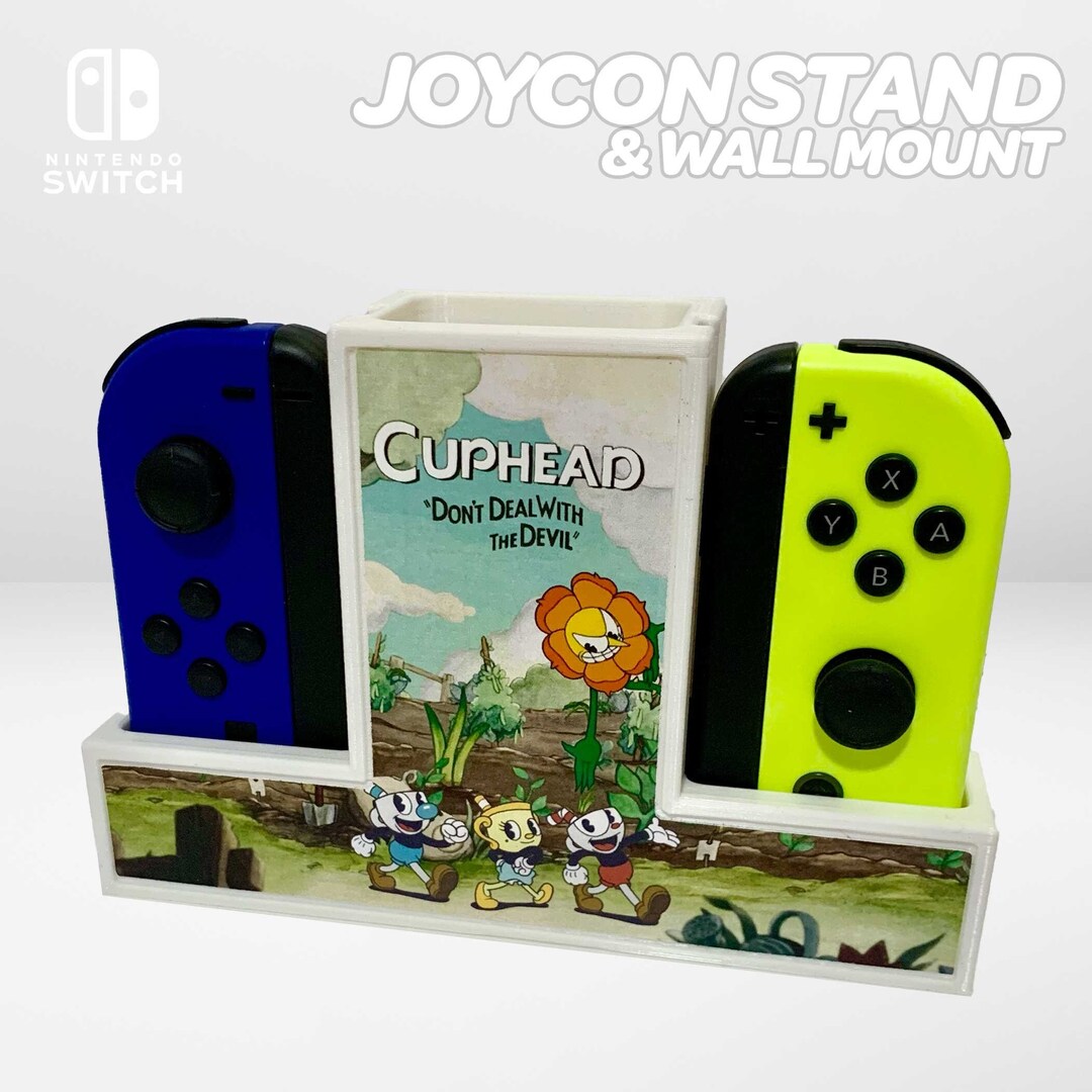 Cuphead Joycon Stand / Wall Mount for Nintendo Switch - Etsy Canada