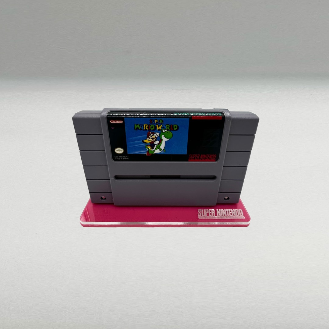 Super Nintendo Cartridge Display – Displayshelf SNES - Etsy