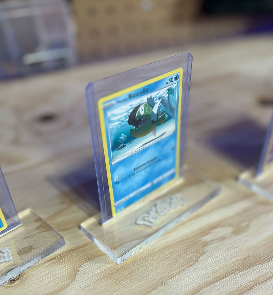 Collectible Card Display Stand for Pokemon Cards / Displayshelf for ...